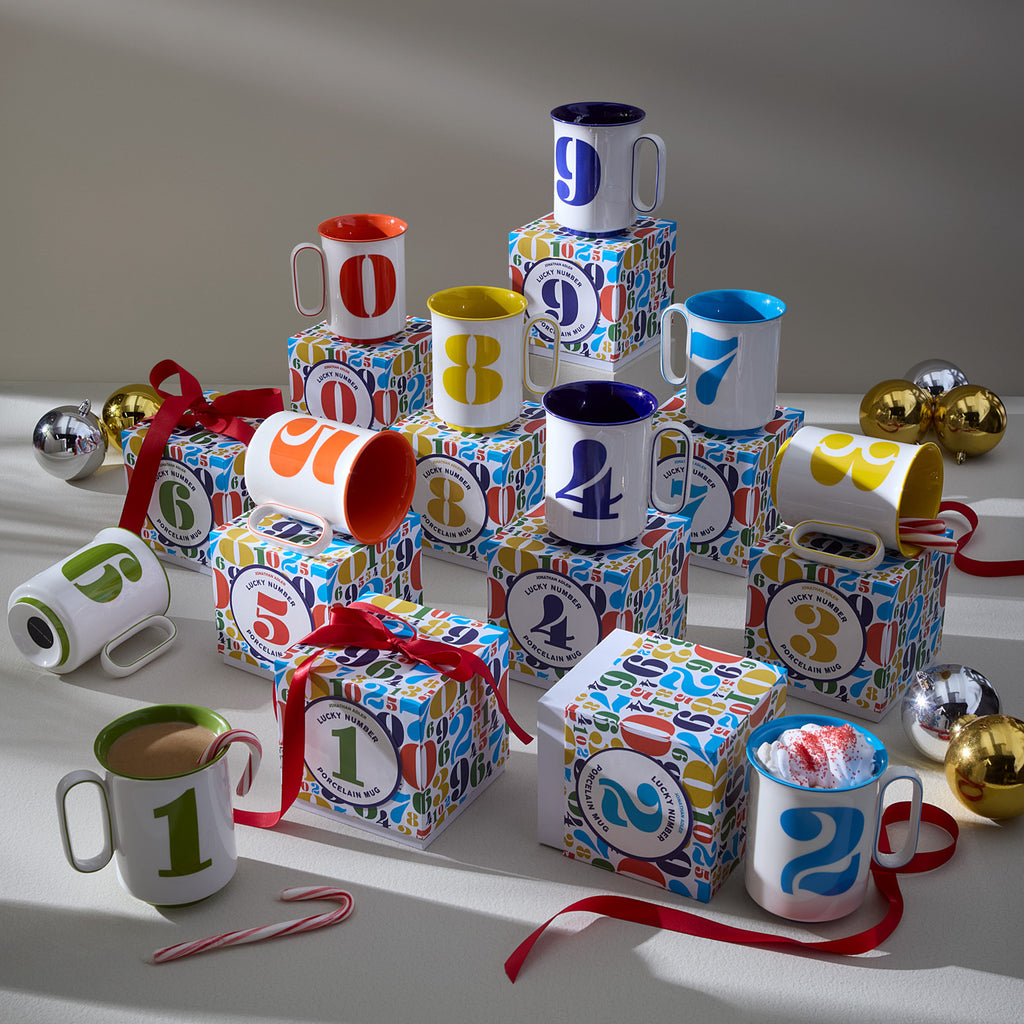 Lucky Number Mug | Jonathan Adler UK